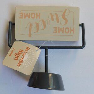 Office | Set Of 2 New Table Flip Sign Decorations Home Sweet Home ...